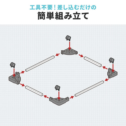 100-CPU005 CPUスタンド デスクトップ用 耐荷重50kg ゲーミングPC パソコンラック パソコンスタンド キャスター付き ほこり対策 無段階調整 プリンタ UPS | 通販なら ...
