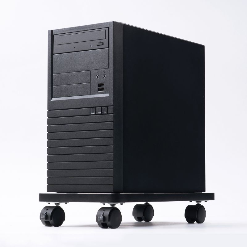 CPUスタンド ゲーミング用 デスクトップ用 キャスター付き 耐荷重50kg 木製 ほこり対策 の販売商品 | 通販ならサンワダイレクト